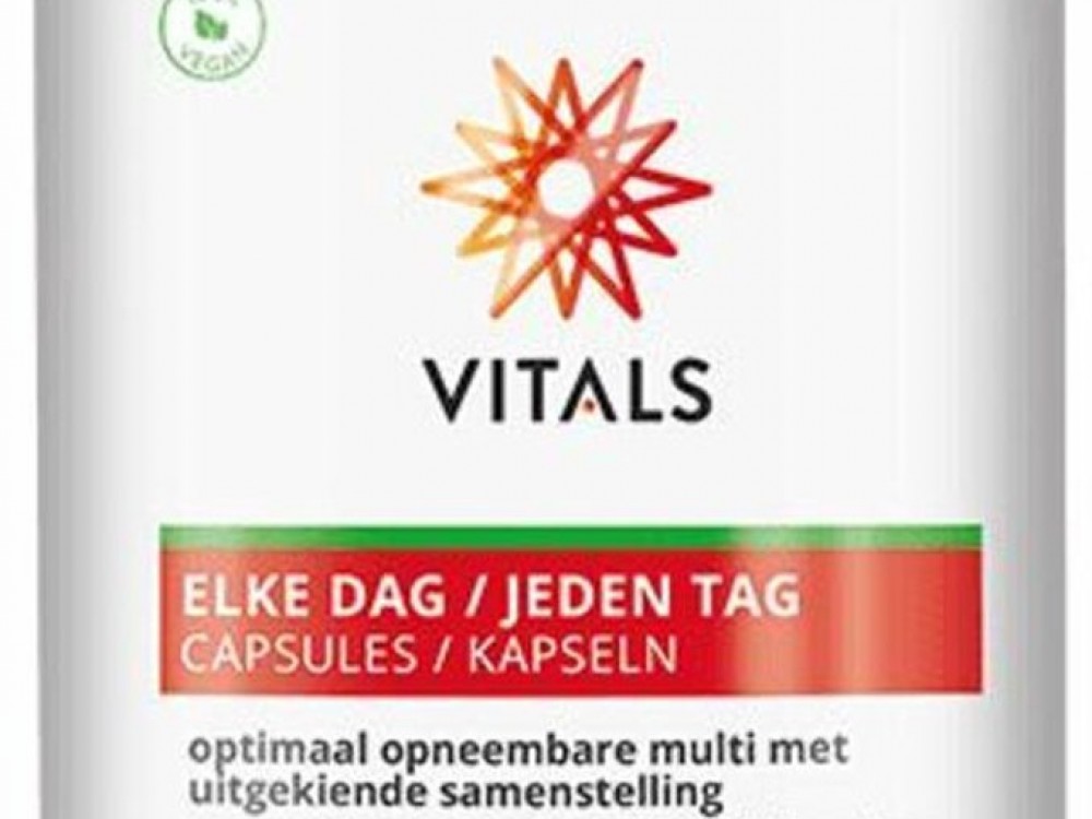 Vitals - Elke Dag - multivitamine - 60 Capsules - Vitaminen