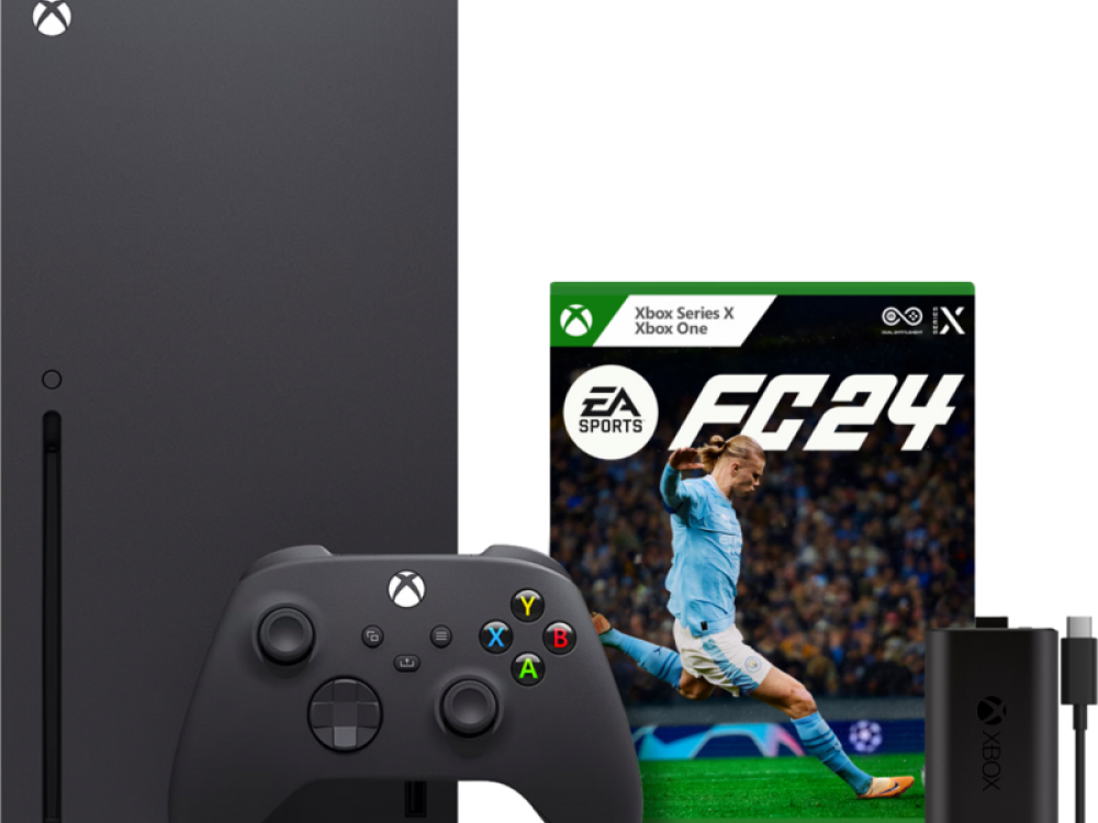 Xbox Series X + EA Sports FC 24 + Play & Charge kit